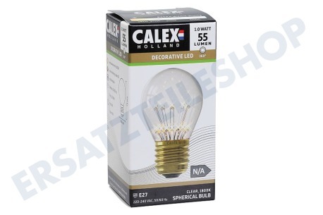 Calex 1301004400 Calex Pearle LED-Kugellampe 240V, 9