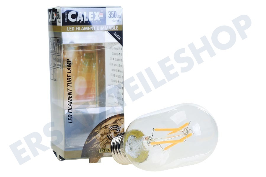 Calex 425496 Calex LED Full Glass LongFilament Tube-Lamp